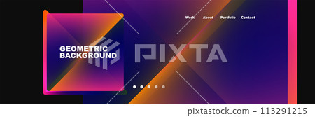 Triangle minimal web site page background... - Stock Illustration ...