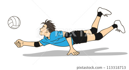 Fliegender Volleyball Clipart 769 Volleyball Flying Stock Vectors And