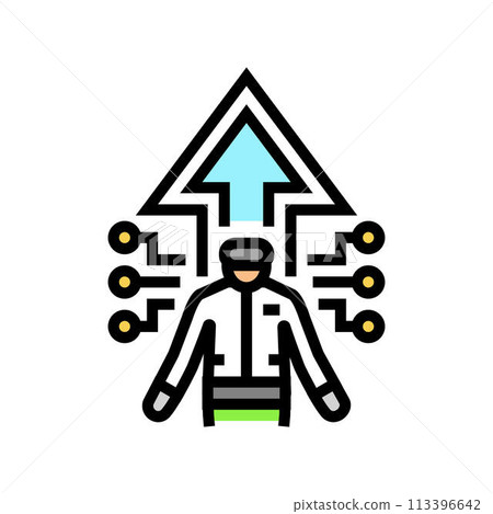 future focused tech enthusiast color icon...-插圖素材 [113396642] - PIXTA圖庫