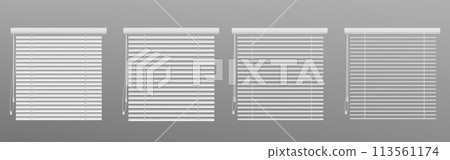 Open and closed window blinds animation set - Stock Illustration ...