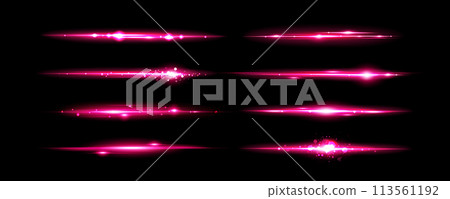 Pink light flare effect with magic lens sparkle - Stock Illustration ...