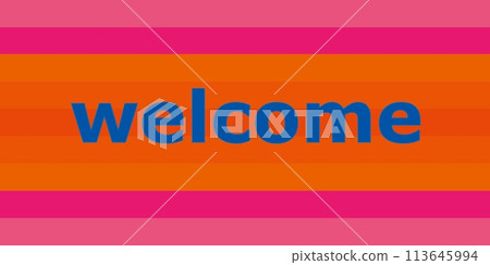 welcome welcome border - Stock Illustration [113645994] - PIXTA