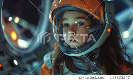 Little Girl Space Suit