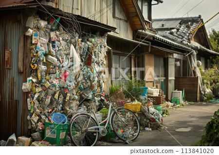 Garbage house - Stock Illustration [113841020] - PIXTA