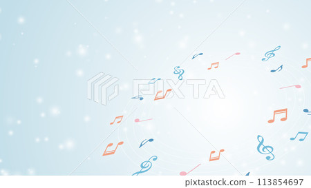 Illustration of rotating musical notes (3... - Stock Illustration ...