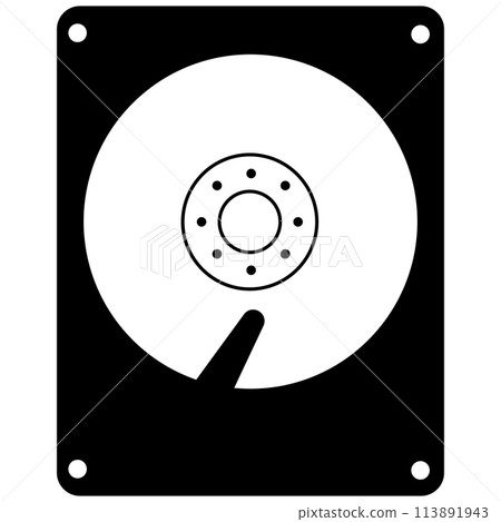hard disk icon. Hard Disk sign. disk/hardisk... - Stock Illustration ...