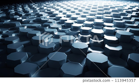 Abstract background with hexagonal tiles. Tech... - Stock Illustration ...