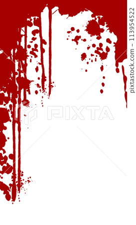 Scary frame of blood splatter, gore, and liquid... - Stock Illustration ...