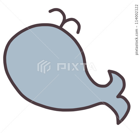 Whale Outline Cute