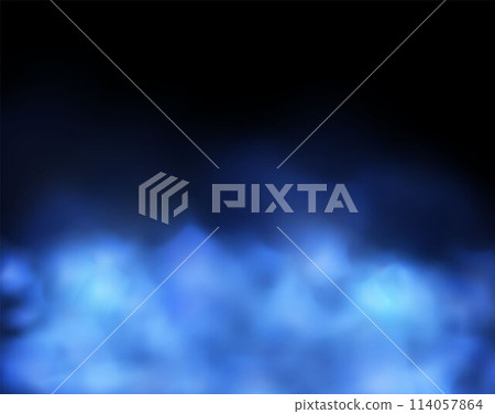 Vector magical blue fog effect that creates a... - Stock Illustration ...