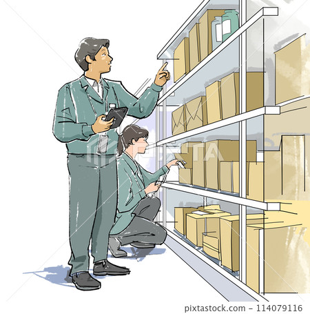 存貨-插圖素材 [114079116] - PIXTA圖庫