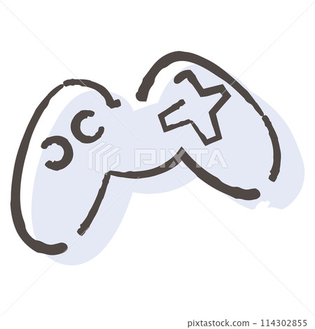 Illustration of a simple game controller - Stock Illustration ...