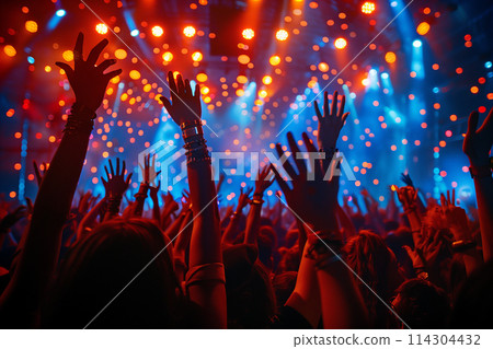 AI-generated images create excitement at event... - Stock Illustration ...