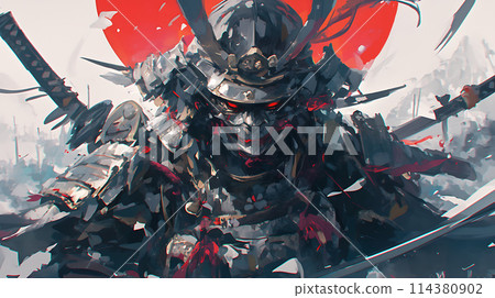 Cool Samurai AI - Stock Illustration [114380902] - PIXTA