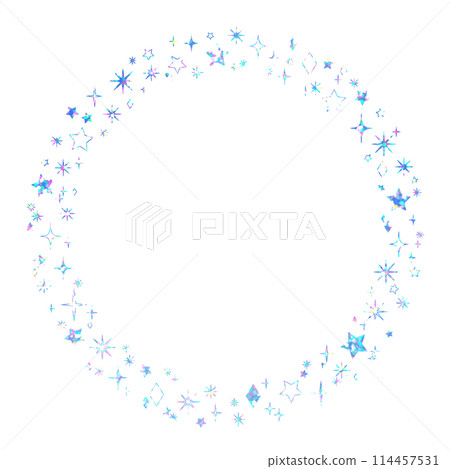 Hologram frame star circle - Stock Illustration [114457531] - PIXTA