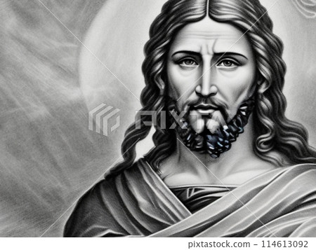Jesus Christ, Jesus of Nazareth, a... - Stock Illustration [114613092 ...