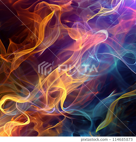 abstract color liquid smoke pattern background - Stock Illustration ...