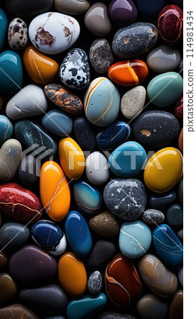 Abstract background with round peeble stones ,... - Stock Illustration ...