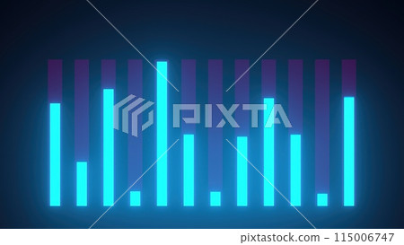 Glow bar chart - Stock Illustration [115006747] - PIXTA