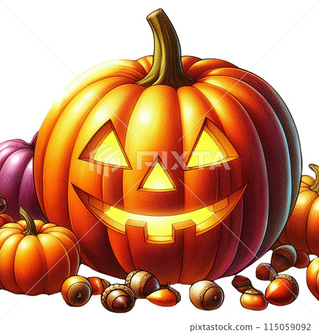 Halloween Jack O Lantern - Stock Illustration [115059092] - PIXTA