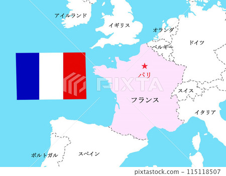 Paris Europe Map Europe Cartoon Map :: Behance