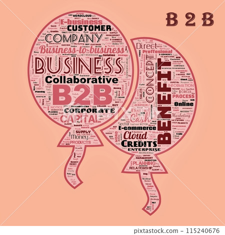 B2B - Stock Illustration [115240676] - PIXTA