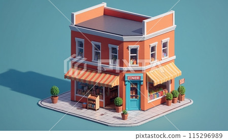Illustrative representation of an isometric... - Stock Illustration ...