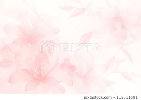 Red gradient flower background - Stock Illustration [115311591] - PIXTA