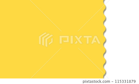 Yellow shaded wavy line shape material - Stock Illustration [115331879 ...