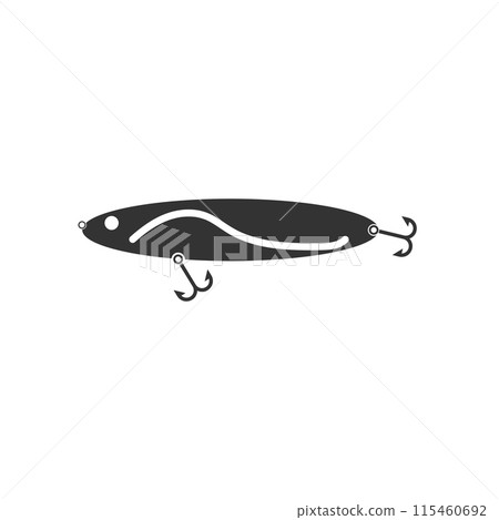 Fishing tackle icon flat - Stock Illustration [115460692] - PIXTA