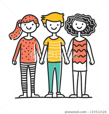Two Friends Together Cartoon Best Friends Cartoon Stock Photos And