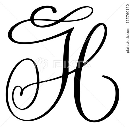Letter H Font Styles