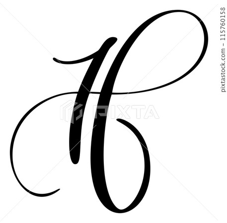 Letter h calligraphy store