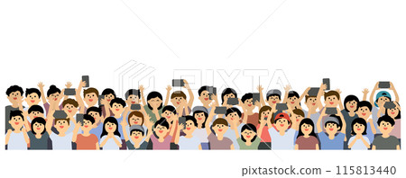 Lots of people - Stock Illustration [115813440] - PIXTA
