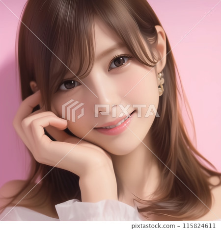 Beautiful female model - Stock Illustration [115824611] - PIXTA