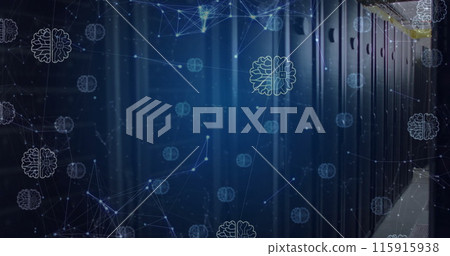 Image of ai brains and networks processing data... - Stock Illustration [115915938] - PIXTA