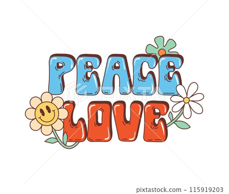 Logo Peace And Love Emoji