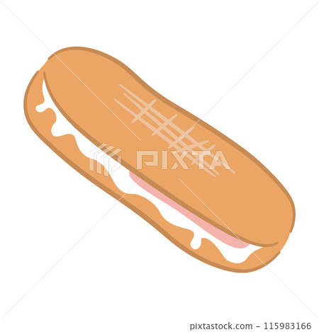 Additive-free bread illustration material - Stock Illustration ...