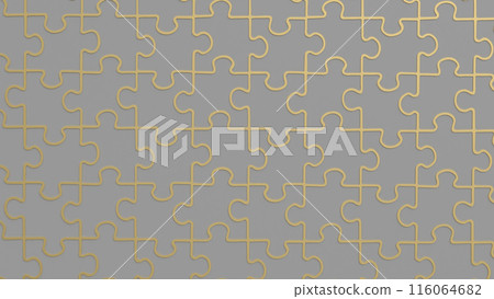 The jigsaw gold line for abstract Background 3d... - Stock Illustration ...