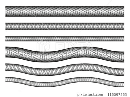 Seamless snake scale pattern with straight and... - Stock Illustration ...
