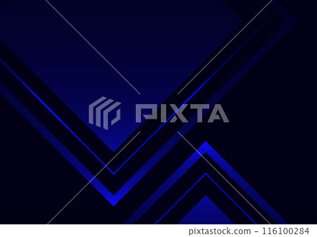 Dark blue triangle line square decoration... - Stock Illustration ...
