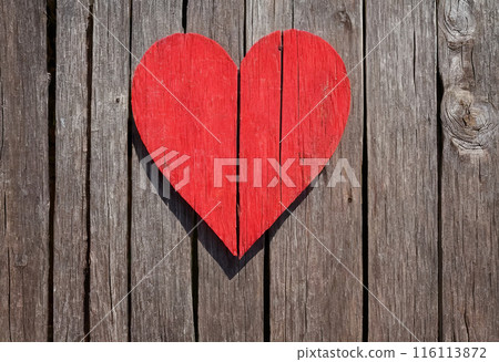 Bright red heart as a symbol of love and... - Stock Illustration ...