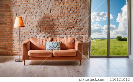 Refreshing living room - Stock Illustration [116121012] - PIXTA