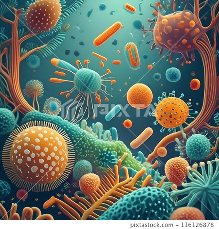 Micro world - Stock Illustration [116126878] - PIXTA