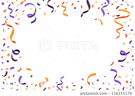 Halloween holiday party confetti background for... - Stock Illustration ...