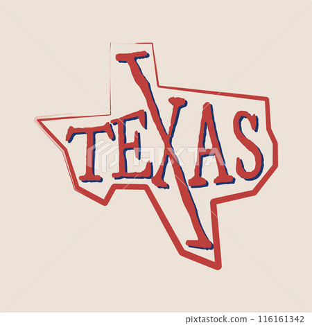 Stamp Texas letter with map for element design - Stock Illustration ...