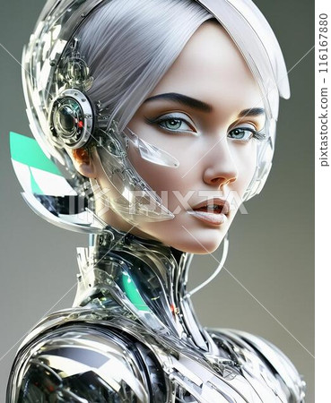 Mechanic Humanoid - Stock Illustration [116167880] - PIXTA