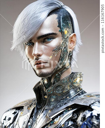 Mechanic Humanoid - Stock Illustration [116167905] - PIXTA