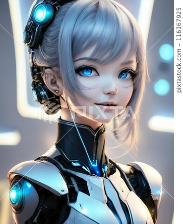 Mechanic Humanoid - Stock Illustration [116167925] - PIXTA