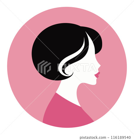Simple lady icon - Stock Illustration [116189540] - PIXTA